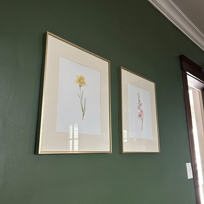 Watercolor Birth Month Flower Prints Floral Garden Collage - Etsy