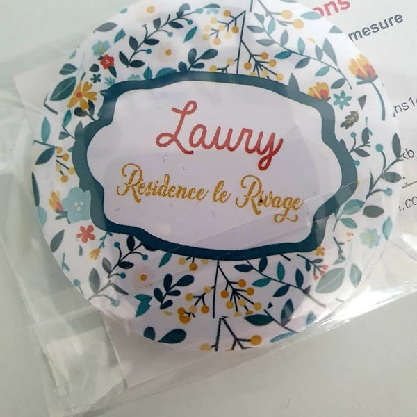Personalized Badge Badaboum Theme Birthday - Etsy