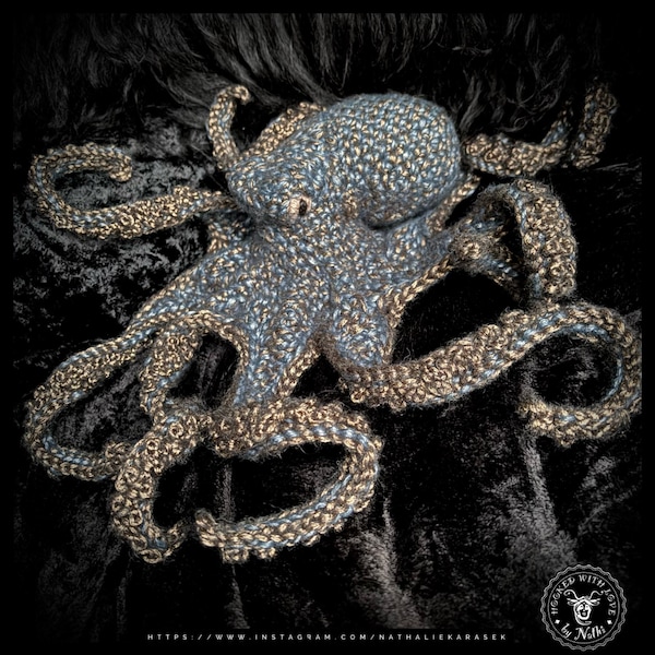 Crochet Pattern Realistic Cuttlefish-amigurumi Cuttlefish-stuffed ...