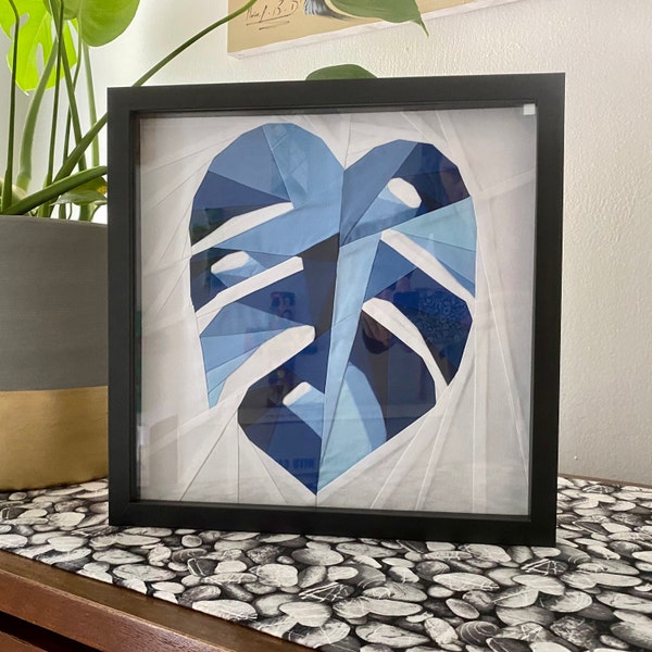 Tropical Leaf, Cheese Plant, Foundation Paper Piecing Pattern (FPP ...