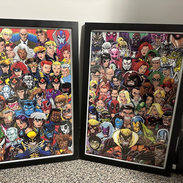 X-men Rogues Gallery - 11x17 Fine Art Print - Etsy