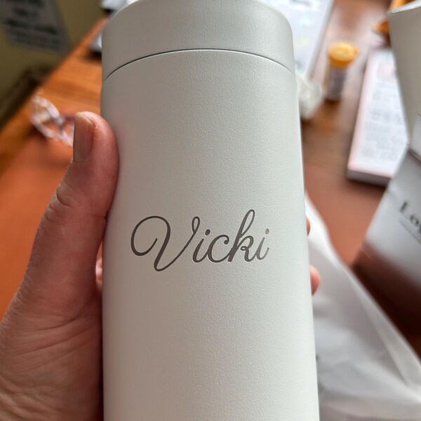 Actual Footprint Engraving Tumbler Baby Footprints Real Handprint Mug ...