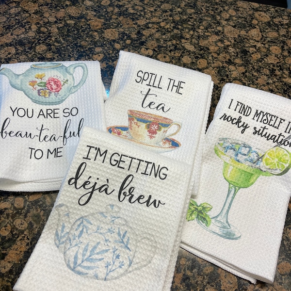 Tea Towels With Sayings