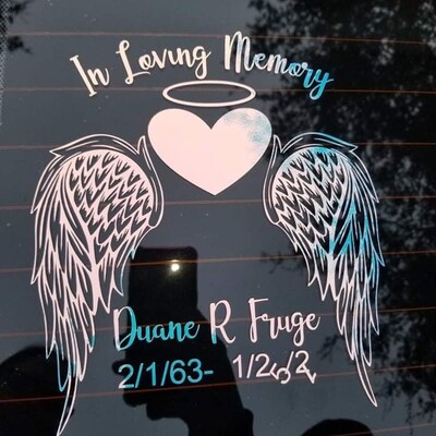 In Loving Memory Decal - Etsy