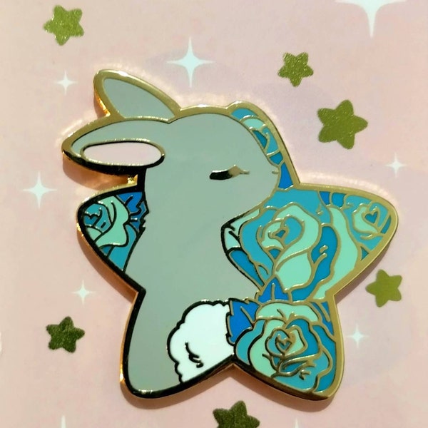 Star Bunny, V3 - 1.5 Inch Hard Enamel Pin - Etsy