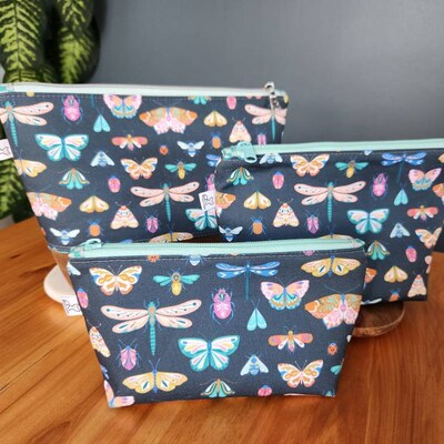 Fundamental Zipper Pouch Sewing Pattern, Four Sizes, Pdf Pattern, Video Tutorial, Instant ...