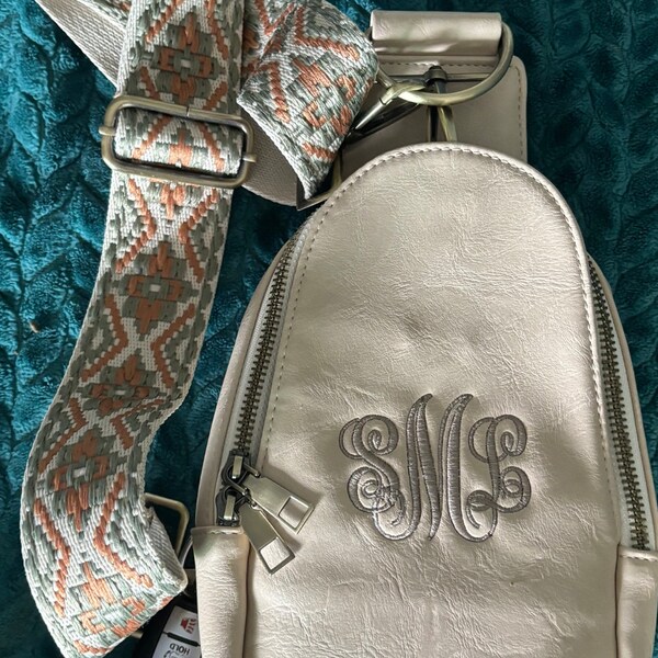 Initial Purse Straps Solid Colors Game Day Crossbody Straps ...