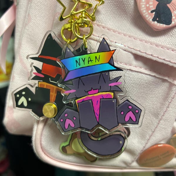 Roblox Forsaken Nyan Elliot and Tac Nayn Chance Tail- Keychains - Etsy