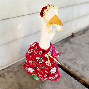 Purdue University Goose Dress/goose Clothes/concrete Goose/lawn Goose ...