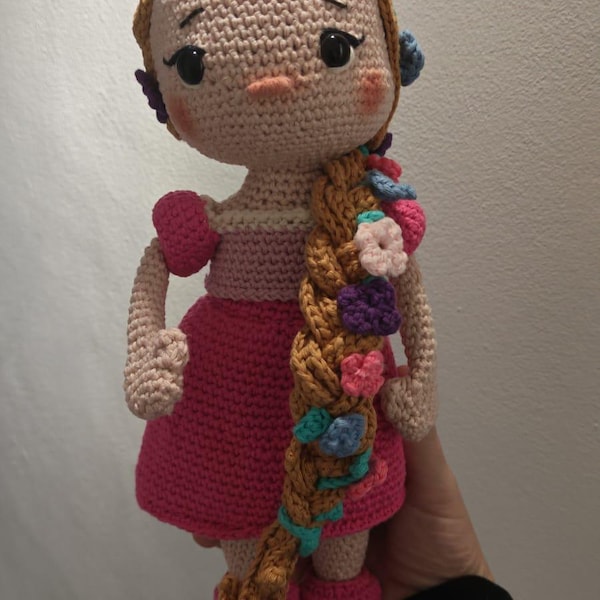 Crochet Pattern Rapunzel (english Pattern) - Etsy