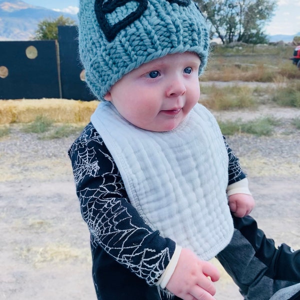 Boo Hat // Halloween Hat // Made to Order Custom Hat // Newborn Knit ...