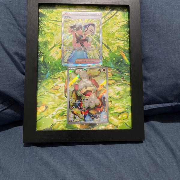 Perrin and Hisuian Growlithe Custom Pokemon Card Frame - Etsy