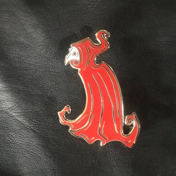 Red Plague Doctor Hard Enamel Pin - Etsy