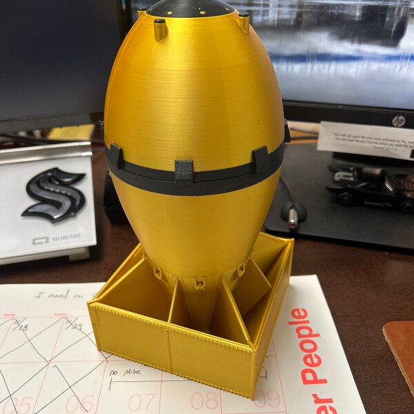 Oppenheimer Atom Bomb Container 3D Printed - Etsy