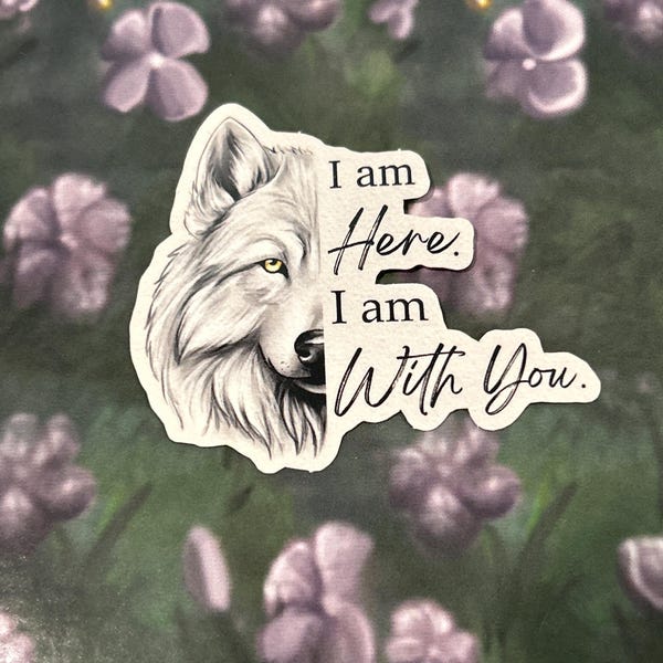 I Am With You Sticker | Throne of Glass Merchandise | Fenrys and Aelin ...