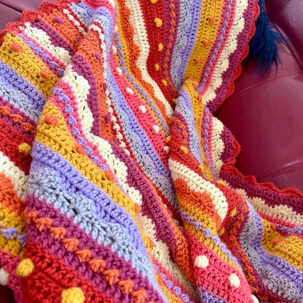 Late Summer Sunsets Blanket - Etsy