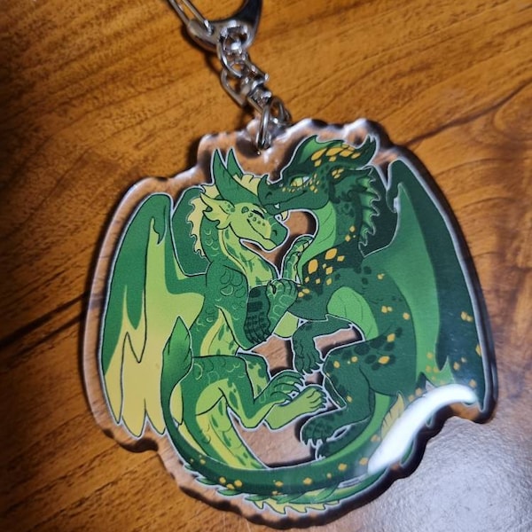 Sundew and Willow [ Wings of Fire WOF Leafwing Sunwillow Arylic Charm ...