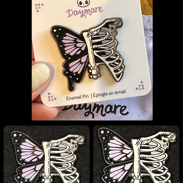 Broken Wing Hard Enamel Pin - Etsy