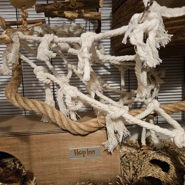 Pet Cargo Net for Cage Pet Rat Toy Accessories, Climbing Net, Fall ...