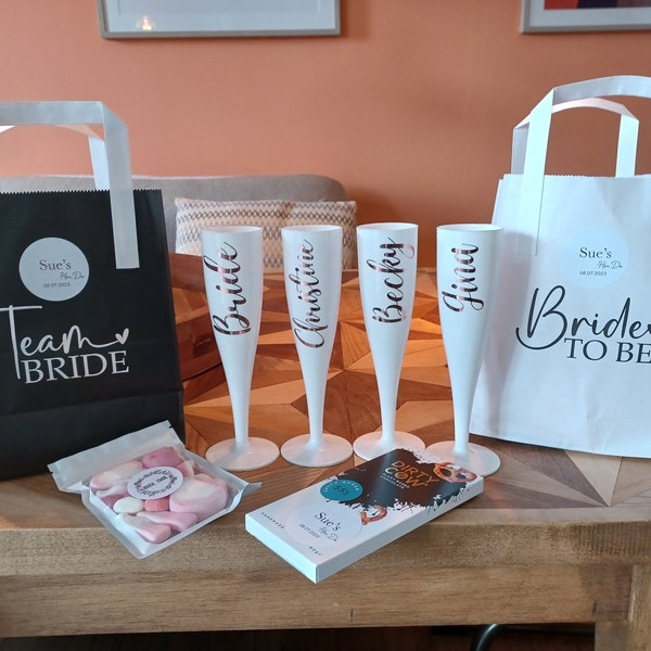 TEAM BRIDE BAGS - Hen Party Bags - Hen Party Goody Bags - Gift Bag ...