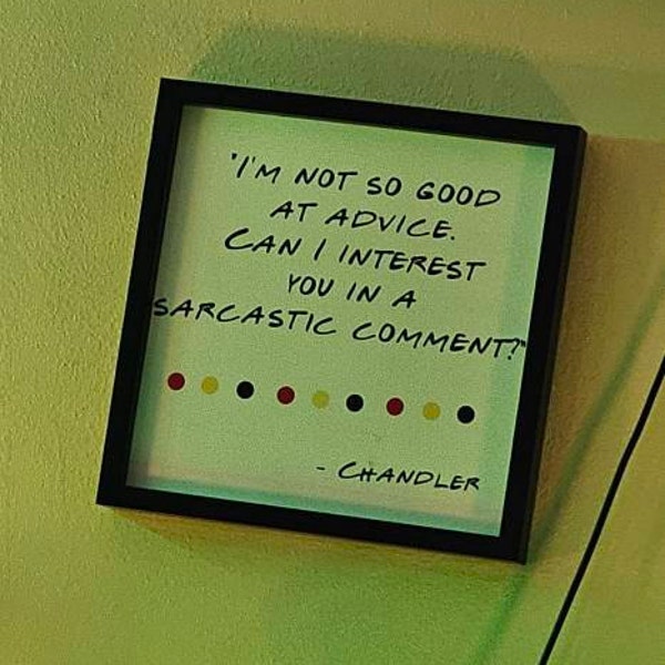 Friends Sign, Friends Quote Sign, Friends TV Decor, Friends Advice Sign ...