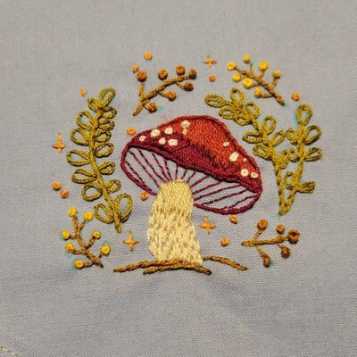 Monarch Butterfly Cottagecore Embroidery Digital Thread - Etsy