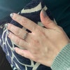 Peacock Ore Ring // Chalcopyrite Ring // Raw Stone Ring // Peacock Ore ...