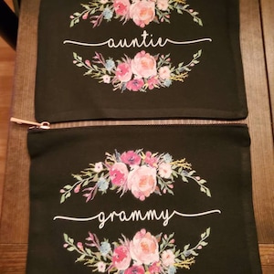 Best Friend Gift, Makeup Case, Personalized Makeup Bag, Personalized ...