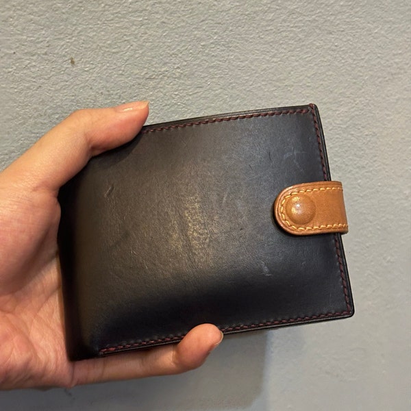 Two Way Buttero Leather Card Holder, Two Faced Design Card Holder ...