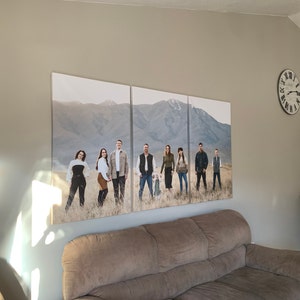 Personalized Photo to Canvas Print Wall Art Custom Your Photo | Etsy