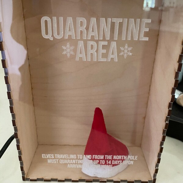 Christmas Elf Quarantine Box 1/8material ONLY DIGITAL FILE - Etsy