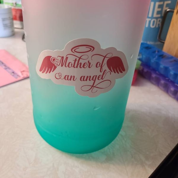 Angel in Heaven Sticker | | Memorial Decal for Laptop, | Remembrance ...