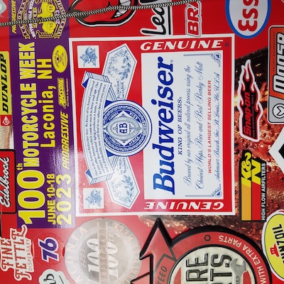 BUDWEISER Sticker Decal DIFFERENT SIZES Beer Bumper Window Bar Wall Etc ...