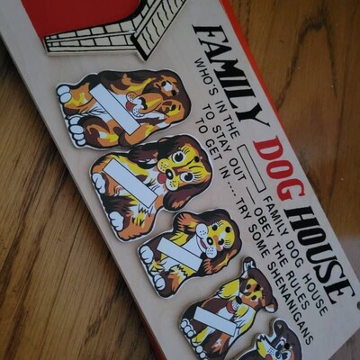 Family Dog House Wall Plaque - Etsy