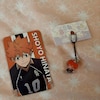 Mini Haikyuu 1/3bookmarks Boy Volleyball Anime Hinata Kageyama Kozume ...