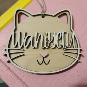 Personalized Cat Ornament Custom Cat Ornament Personalized - Etsy