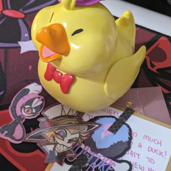 The Magictastical, Backflipping Rubber Duck! | Lucifer’s Duck | Hazbin ...