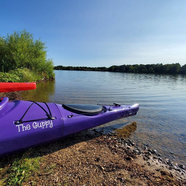 Kayak Vinyl Decal Stickers | Personalized Kayak Decal | Custom Canoe ...