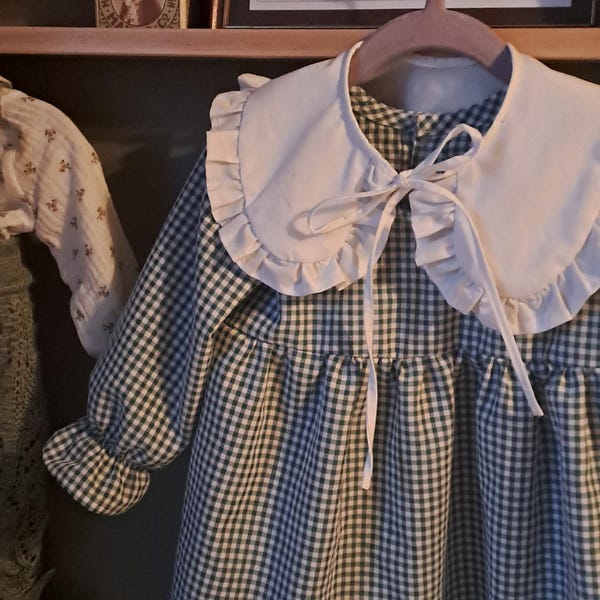 Frill Collar PDF Sewing Pattern, Video Tutorial and Photo Step by Step ...