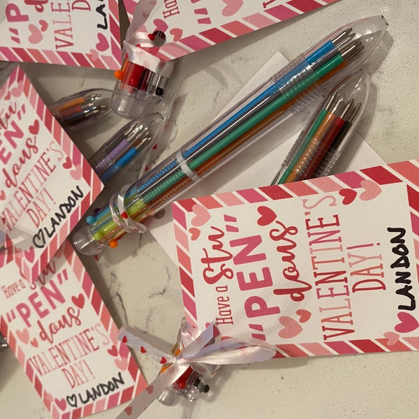 Stupendous Valentine's Day Printable Teacher Valentine Marker Pen ...