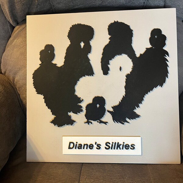 Amazing Silky Chicken SVG Clipart - Chicken Svg, Chicken Pet, Chicken ...