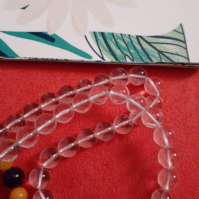 Crystal Clear Quartz Beads Brazil Grade AAA Genuine Natural - Etsy
