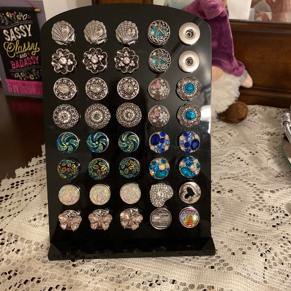 Snap Necklace, Snap Pendant, Compatible With Ginger Snaps, 18mm Snap ...