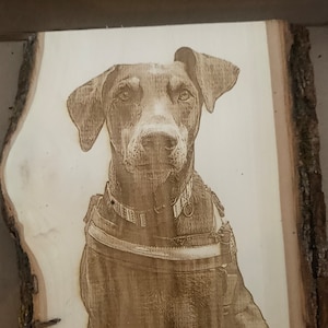 Hunting Memorial Engraving Custom Design Personalized Photo on Wood ...