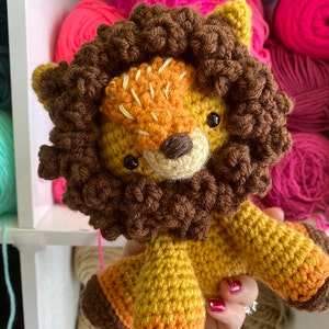 CROCHET PATTERN Leo the Lion Crochet Amigurumi Stuffed Safari - Etsy