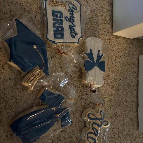 Graduation Cookies - Your Choice of Colors and Name - One Dozen - Etsy