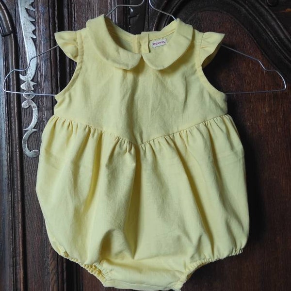 Baby Romper PDF Sewing Pattern – Instant Download — Peter Pan Collar ...