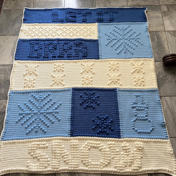 Cheetah Print Afghan C2C Crochet Pattern, Written Row Counts, C2C ...