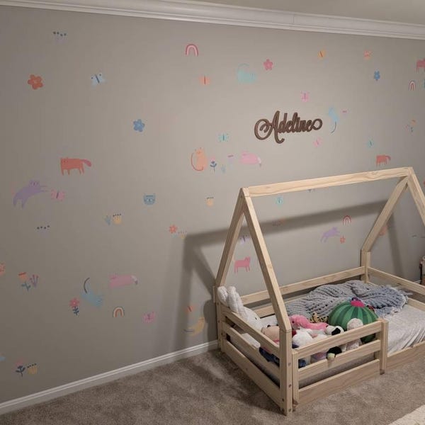 Cute Forest Animals Clip Art - Digital Woodland Design Elements - Set ...