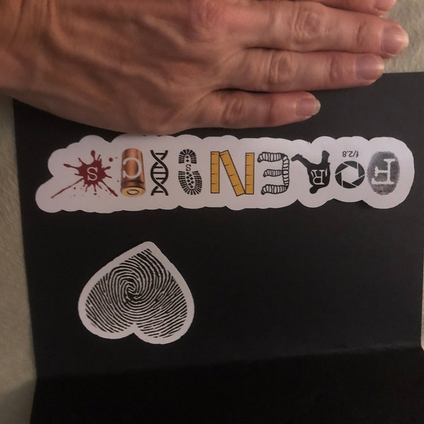 Forensic Science Stickers Forensics Gift CSI Crime Scene Magnet - Etsy